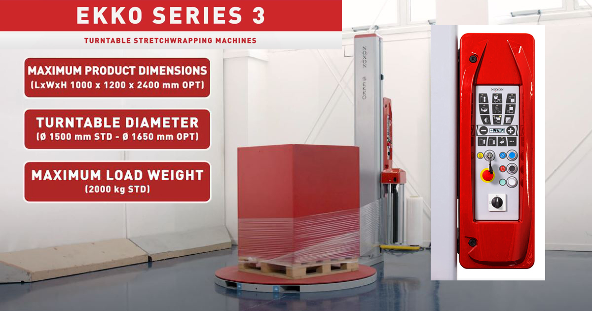 NEU! Palettenwickler EKKO Serie 3: X3-Steuerung + N-Connect